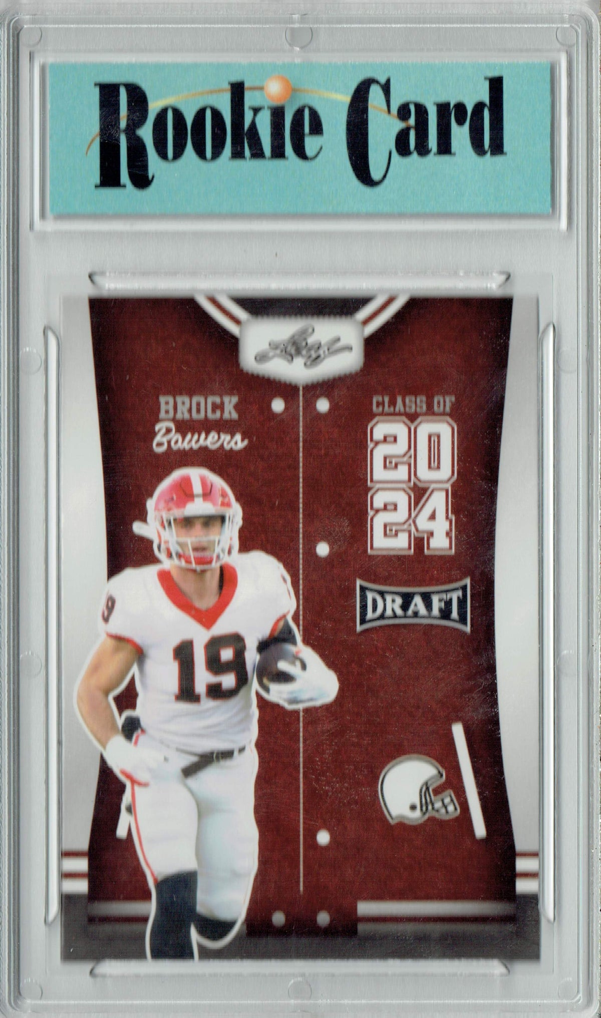 Certified Mint+ Brock Bowers 2023 Leaf Football #76 Class of 2024 Rook ...