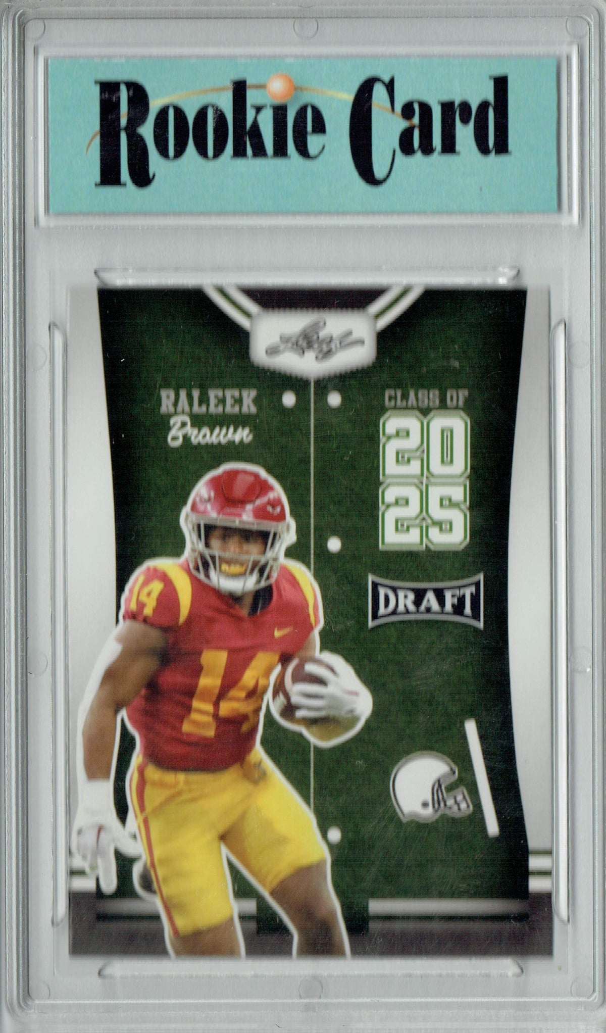 Certified Mint+ Raleek Brown 2023 Leaf Football #84 Class of 2025 Rook ...