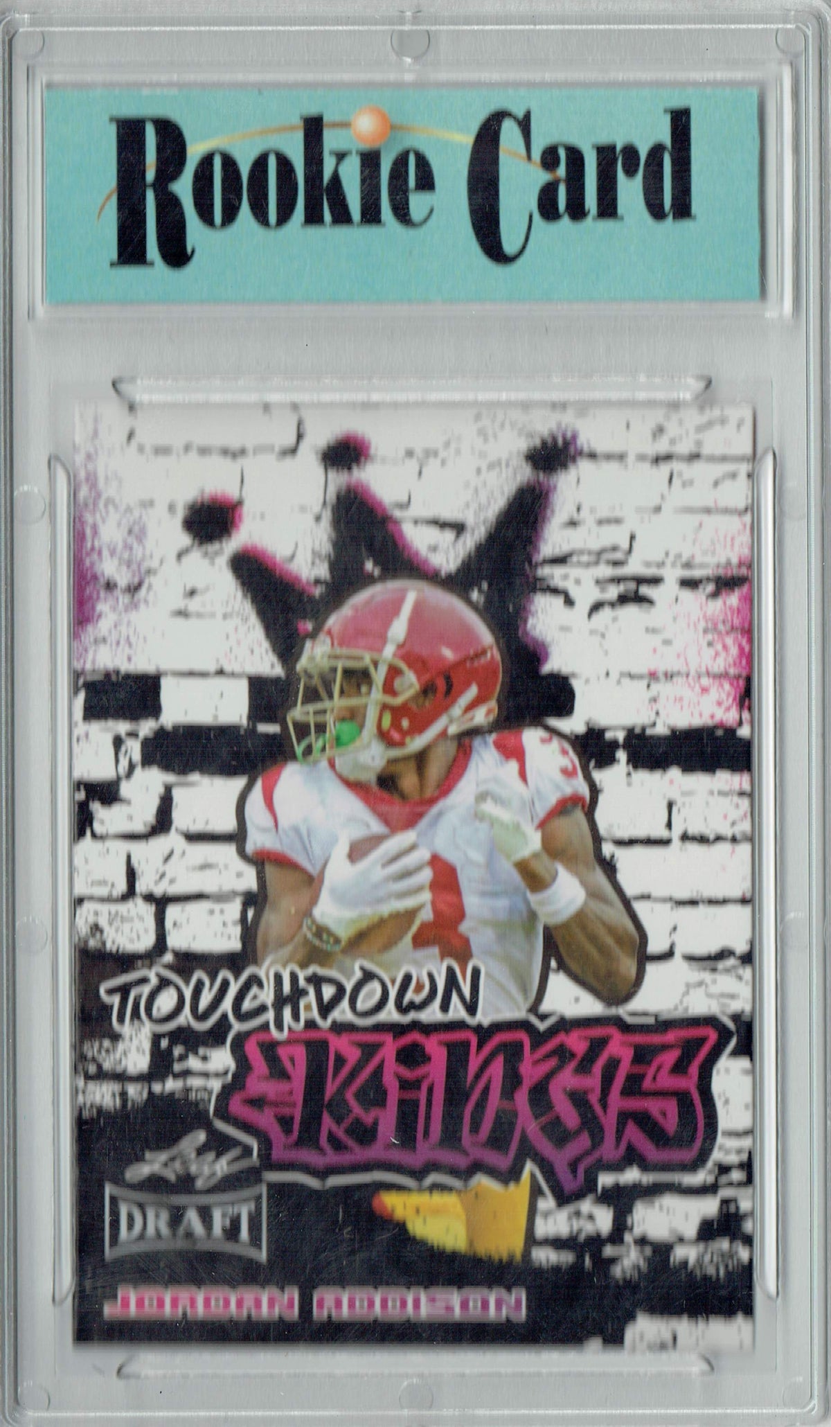 Certified Mint+ Jordan Addison 2023 Leaf Football #98 Touchdown Kings ...