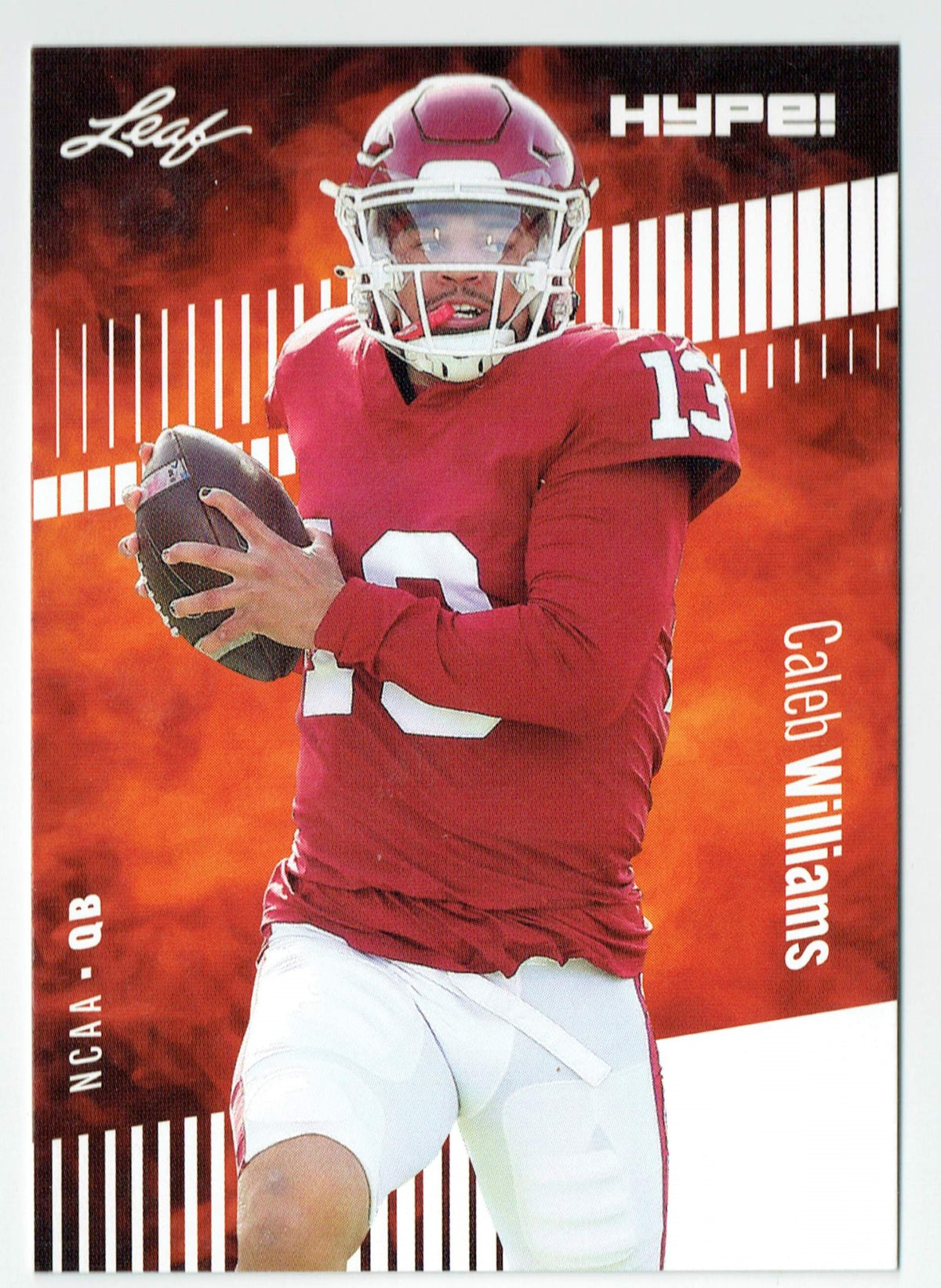 Mint Caleb Williams 2022 Leaf HYPE! #96 Just 5000 Ever Made! Chicago B ...