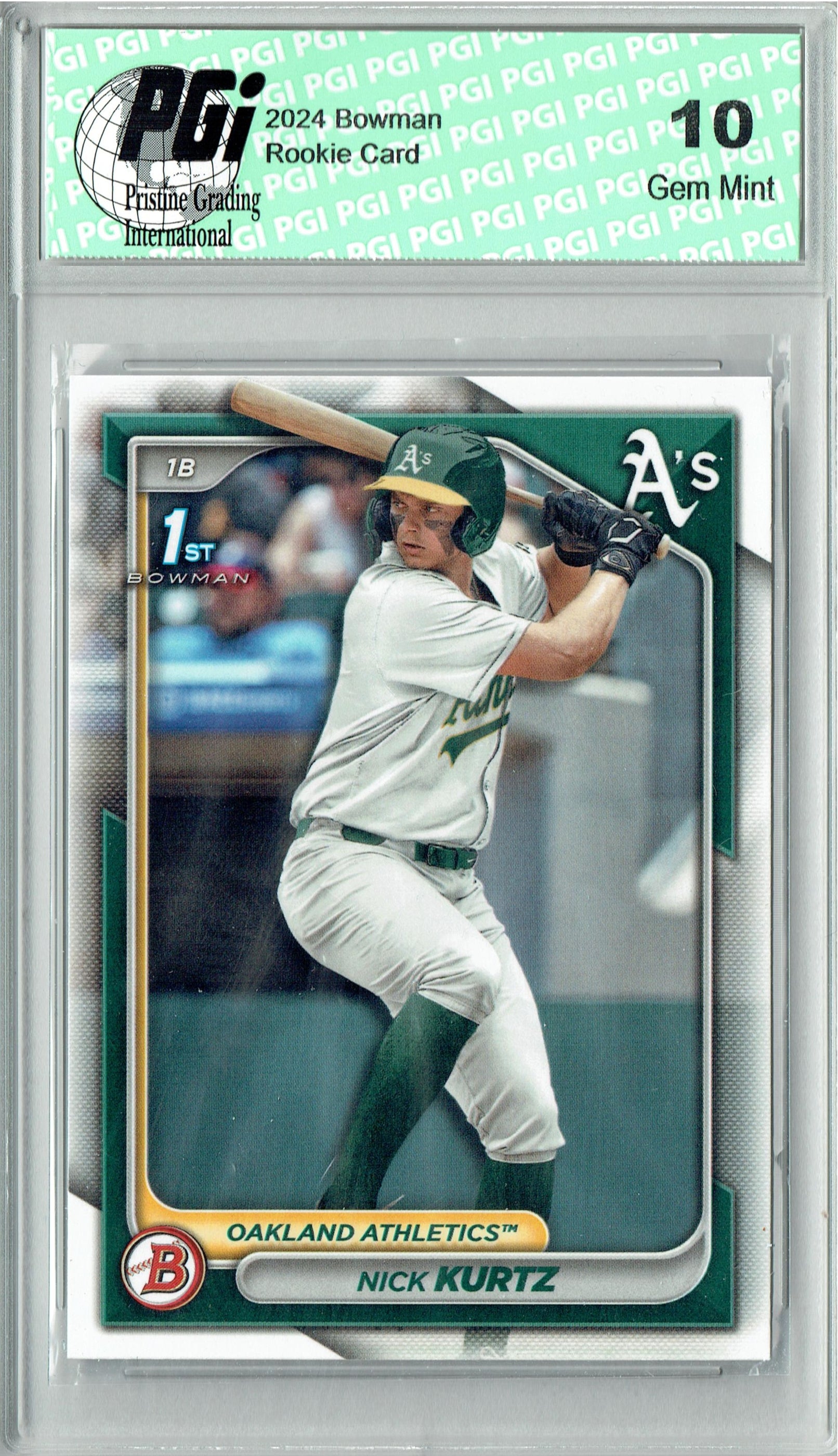 Nick Kurtz 2024 Bowman Draft #BD-56 Rookie Card PGI 10 — Rookie Cards