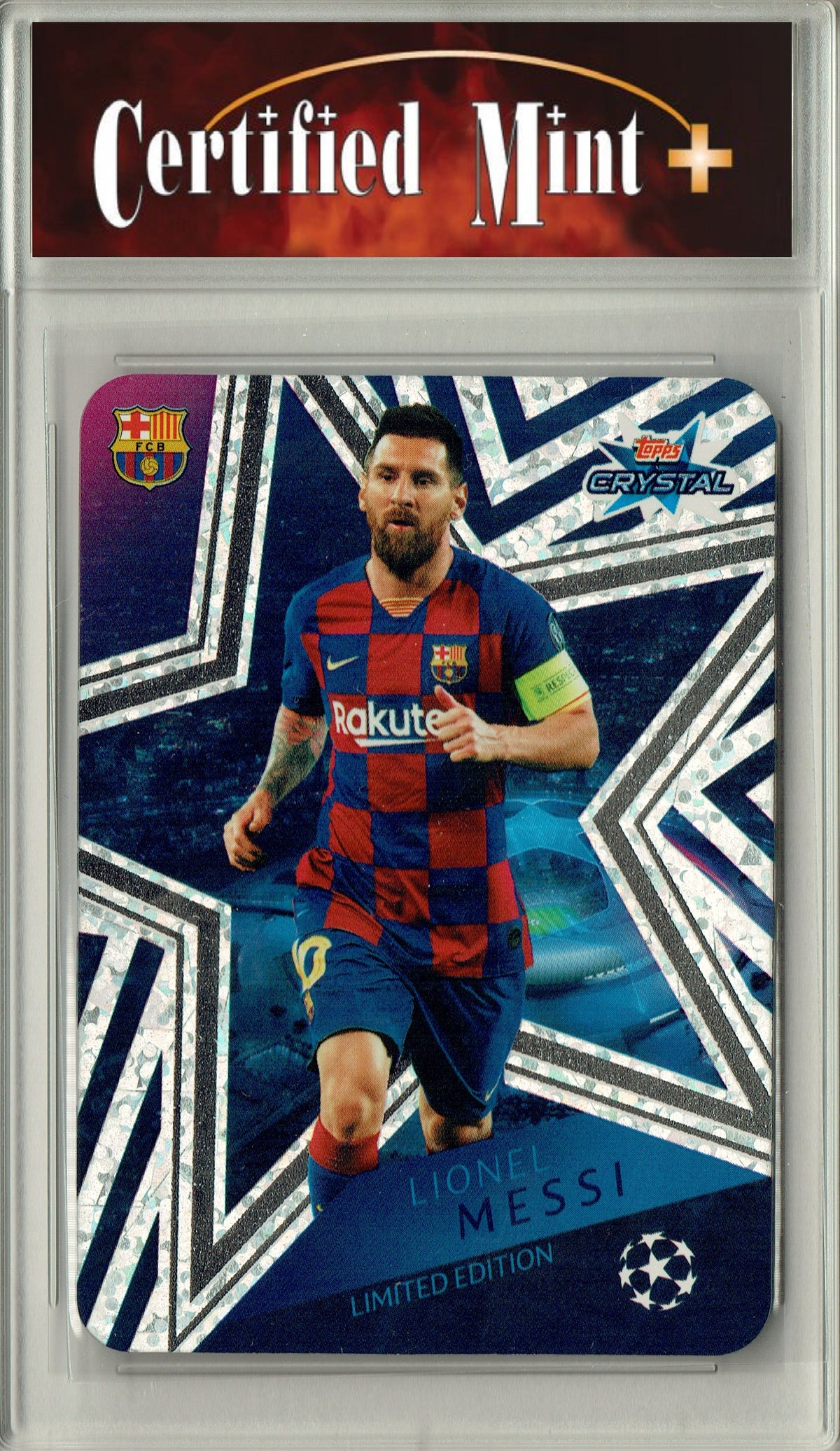 Certified Mint+ Lionel Messi 2019 Topps Crystal #LE1 Limited Edition R ...