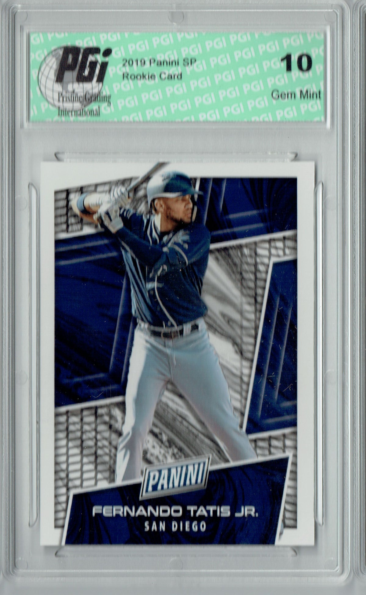 Fernando Tatis Jr. 2019 Panini VIP #FT SP Rookie Card PGI 10 — Rookie Cards