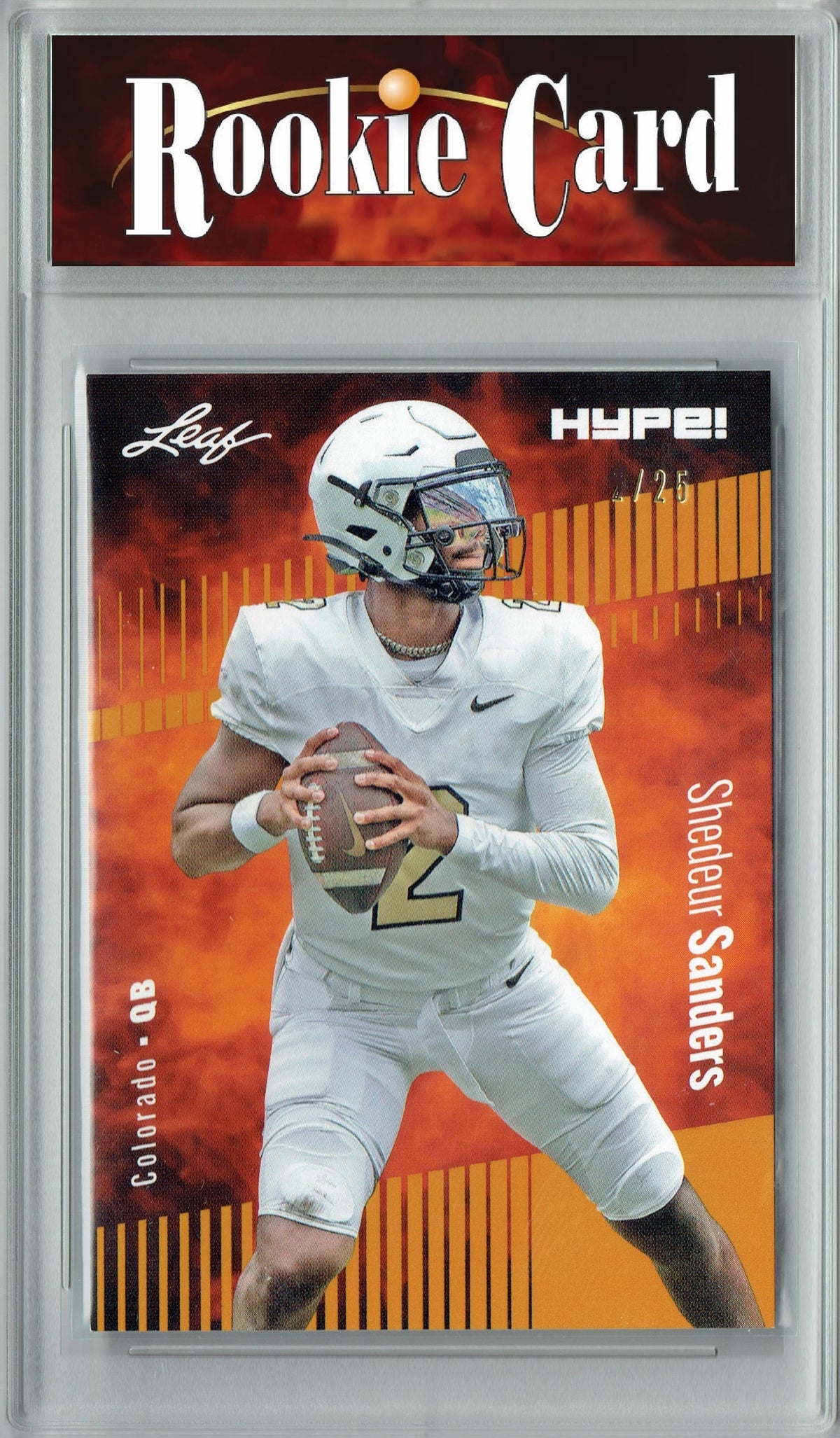 Certified Mint+ Shedeur Sanders 2024 Leaf HYPE! #155A Gold SP 25 Made ...
