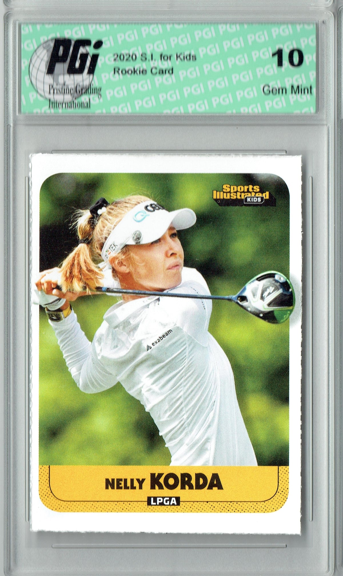 @ World #1 Nelly Korda 2020 S.I. for Kids #929 Golf LPGA Rookie Card P — Rookie Cards