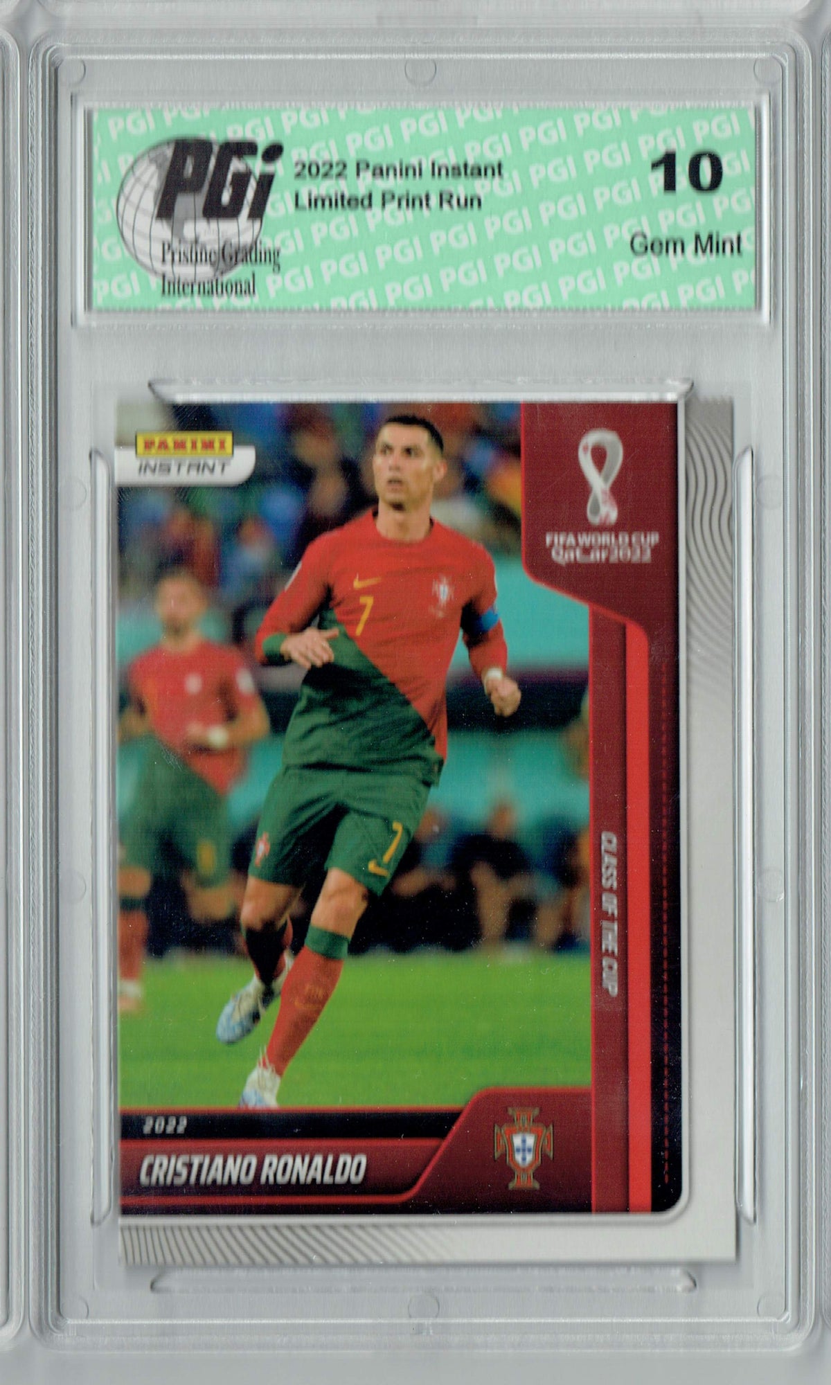 Cristiano Ronaldo 2022 Panini Instant #22 Class of the World Cup SP Ca ...