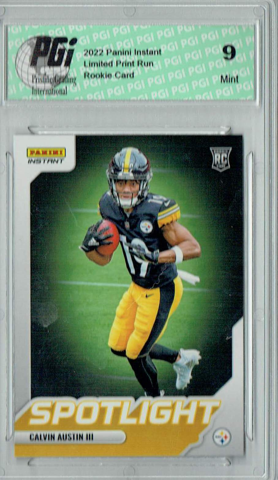 PGI 9 Calvin Austin III 2022 Panini Instant #SR-40 Spotlight 1/603 Roo ...
