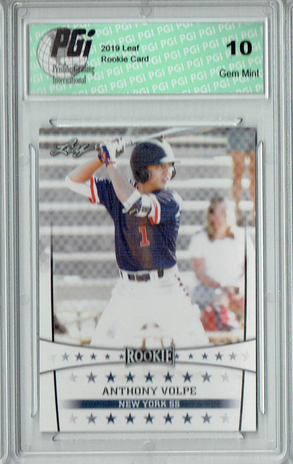 Anthony Volpe 2019 Leaf Special Release #ST-03 Yankees Rookie Card PGI ...