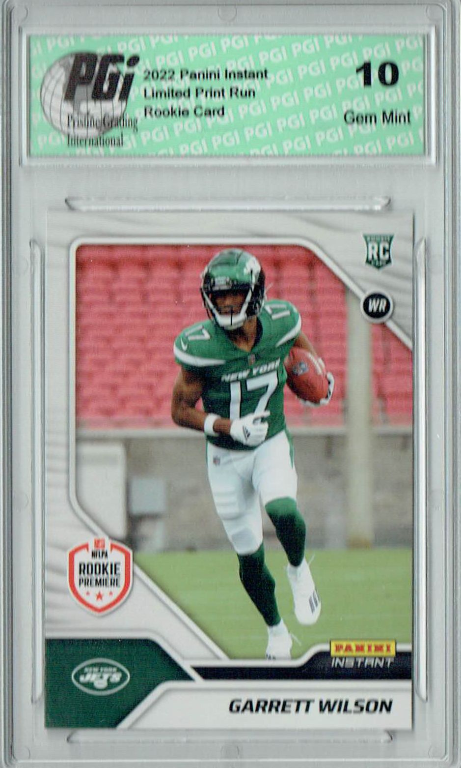 Garrett Wilson 2022 Panini Instant #FL5 First Look 1/969 Rookie Card P ...