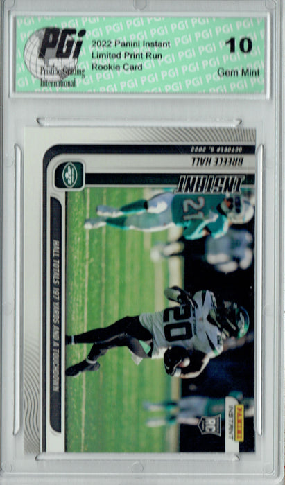 Breece Hall 2022 Panini Instant #55 Just 212 Produced! Rookie Card PGI ...