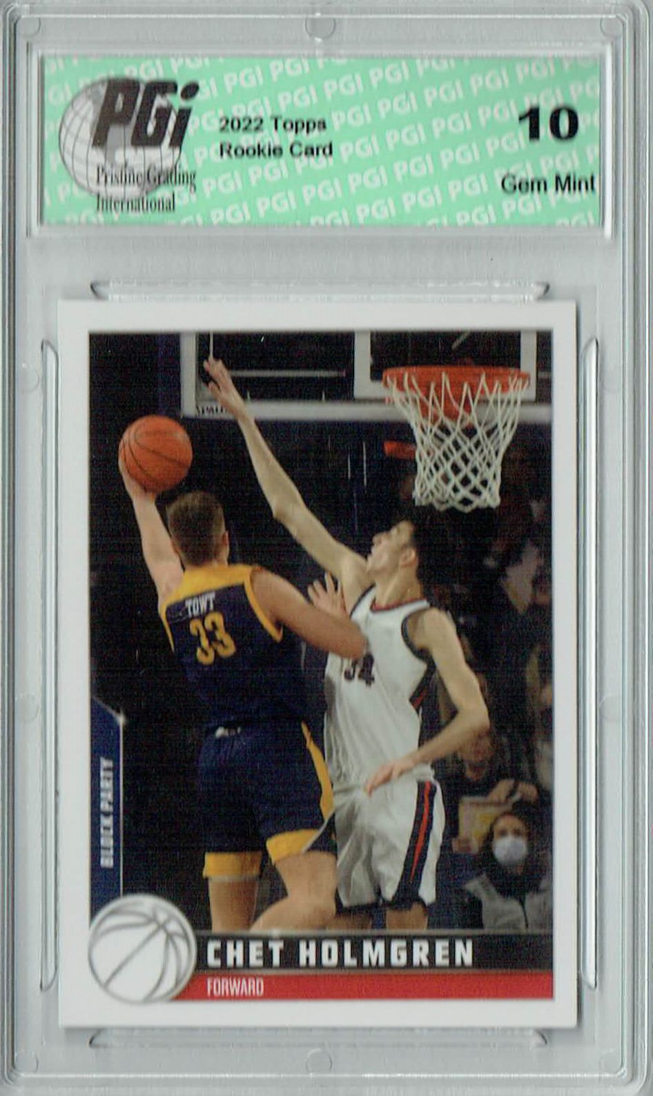 Chet Holmgren 2022 Topps X #3 Rookie Card PGI 10 — Rookie Cards