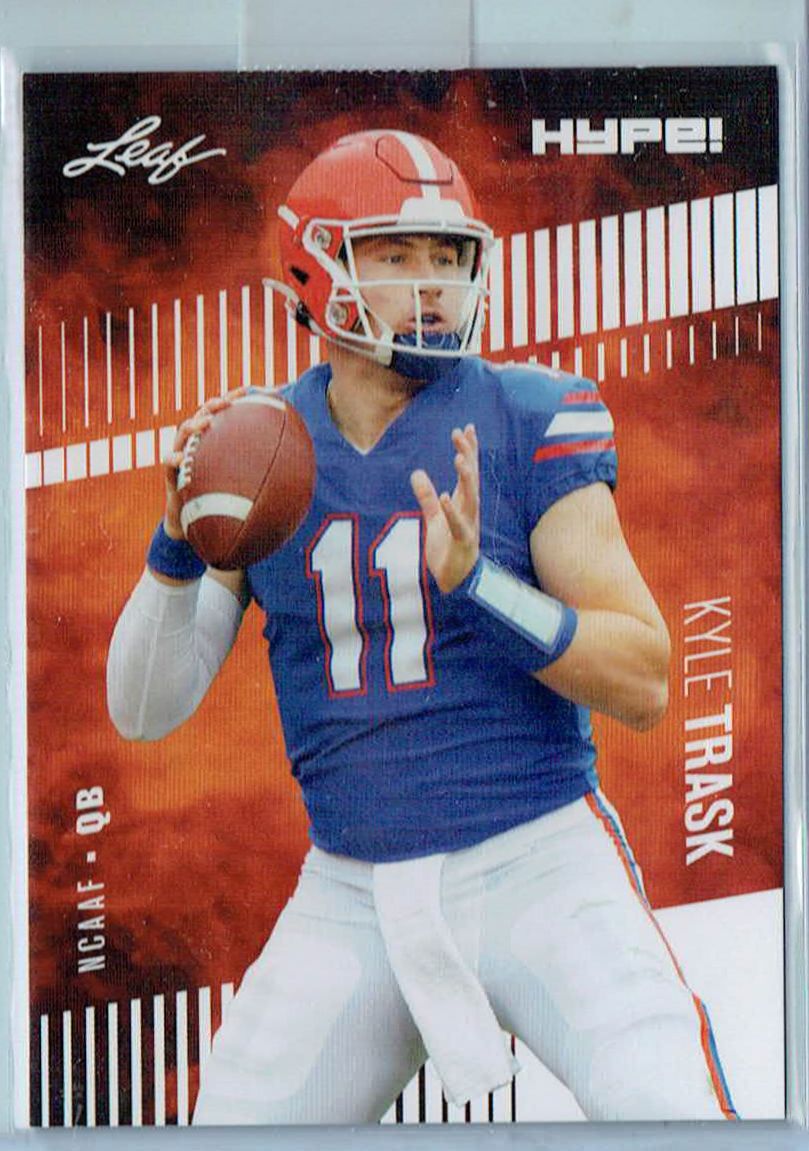 Mint Kyle Trask 2021 Leaf HYPE! #59 Only 5000 Made! Rare Rookie Card ...