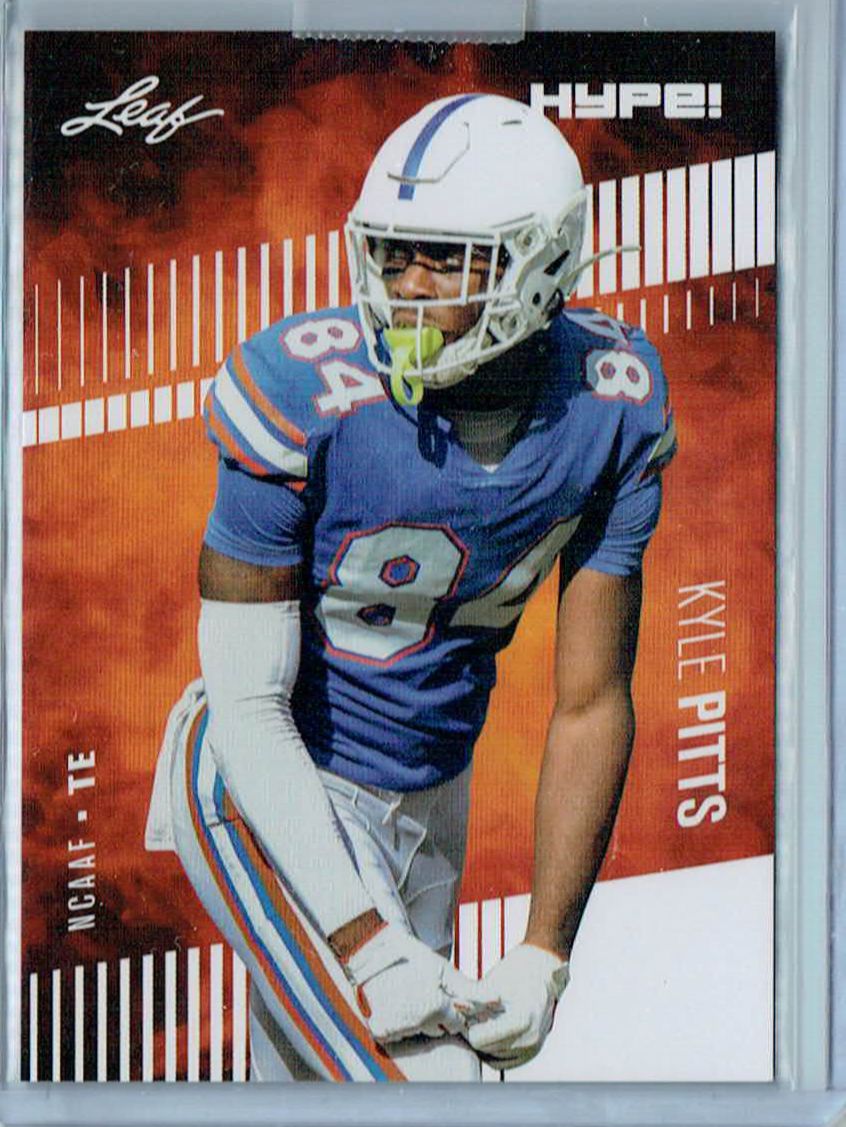 Mint Kyle Pitts 2021 Leaf HYPE! #57 Only 5000 Made! Rare Rookie Card ...