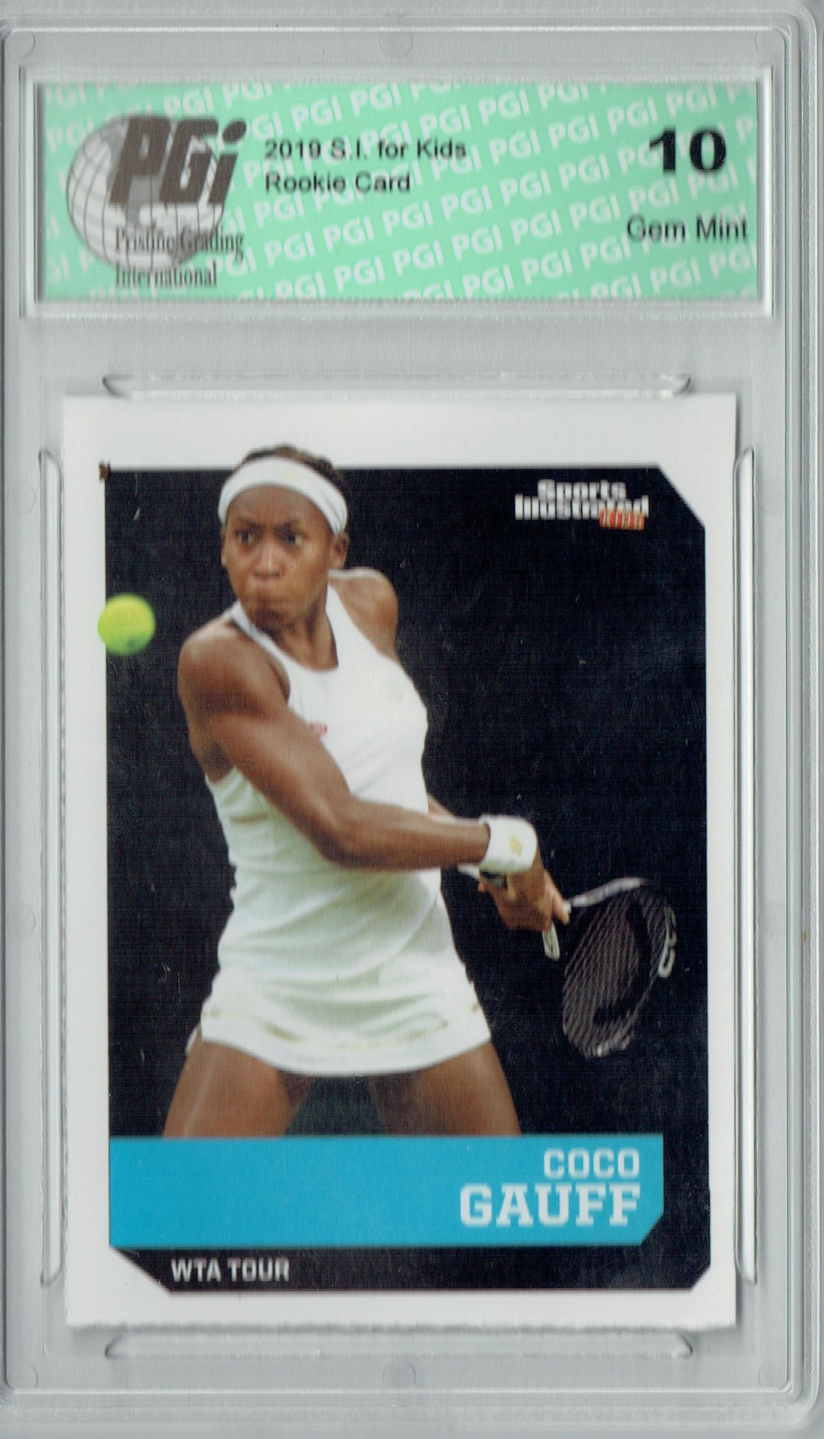 Coco Gauff 2019 S.I. for Kids #856 Rookie Card PGI 10 — Rookie Cards