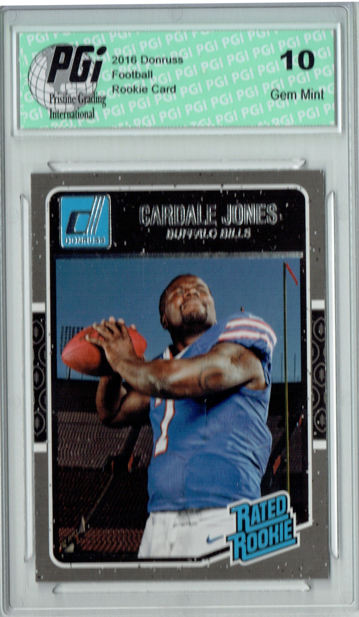 Cardale Jones 2016 Donruss Rated Rookie #355 SP Rookie Card PGI 10 ...
