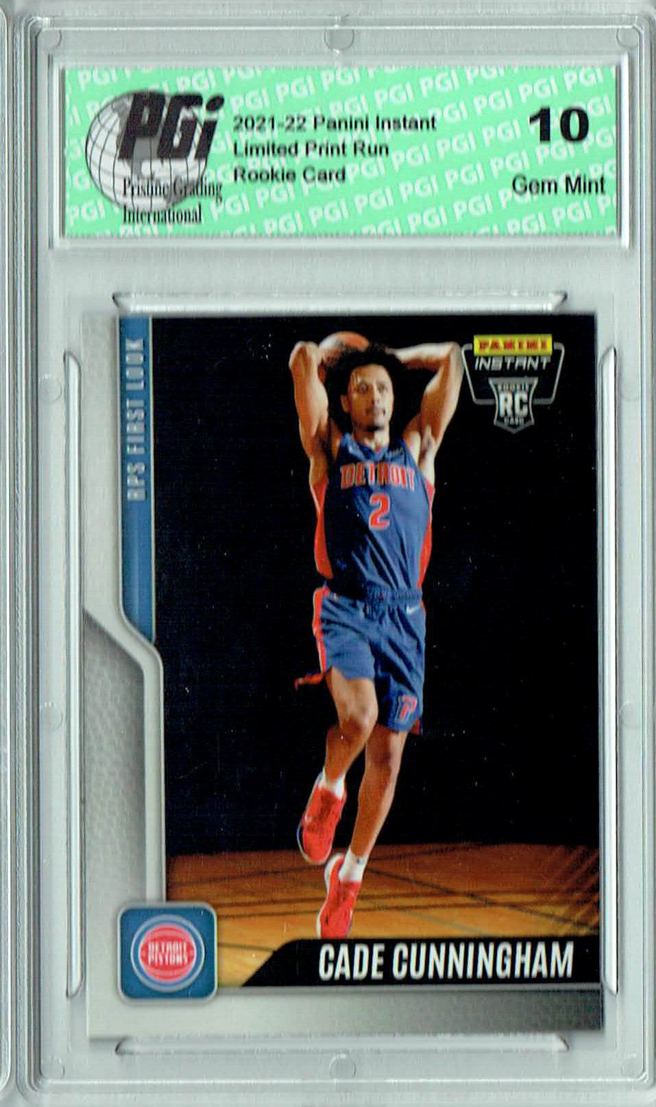 Cade Cunningham 2021 Panini Instant #1 RPS 1st Look 1/2737 Rookie Card ...