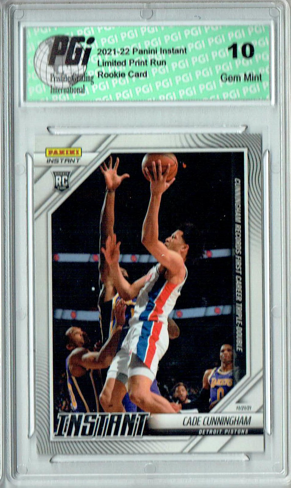 Cade Cunningham 2021 Panini Instant #42 Low Print Run: 1/651 Rookie Ca ...